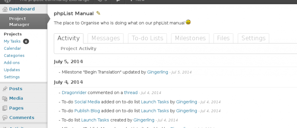 How to use the phpList community project managment tool | Open Source ...