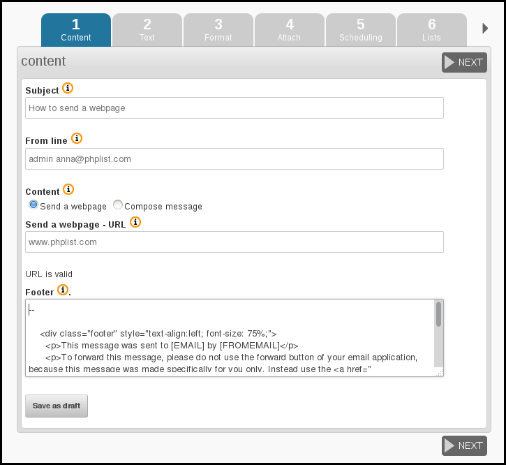phpList Screenshots | Open Source newsletter software | phpList.org phpList Screenshots | Open Source newsletter software | phpList.org